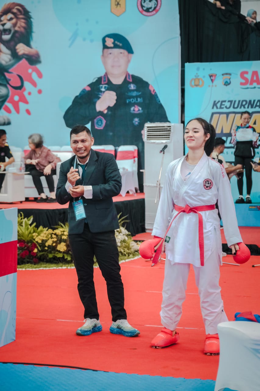 Bripda Jessica, Polwan di Polda Riau, Sabet Medali Emas Kejuaraan ...